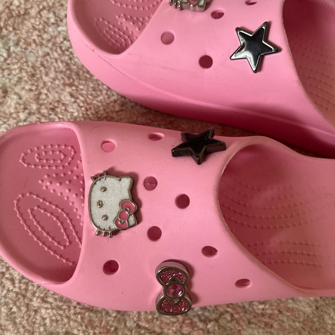 Size 10 In Women's Hello Kitty x Croc Collab Comes... | Depop