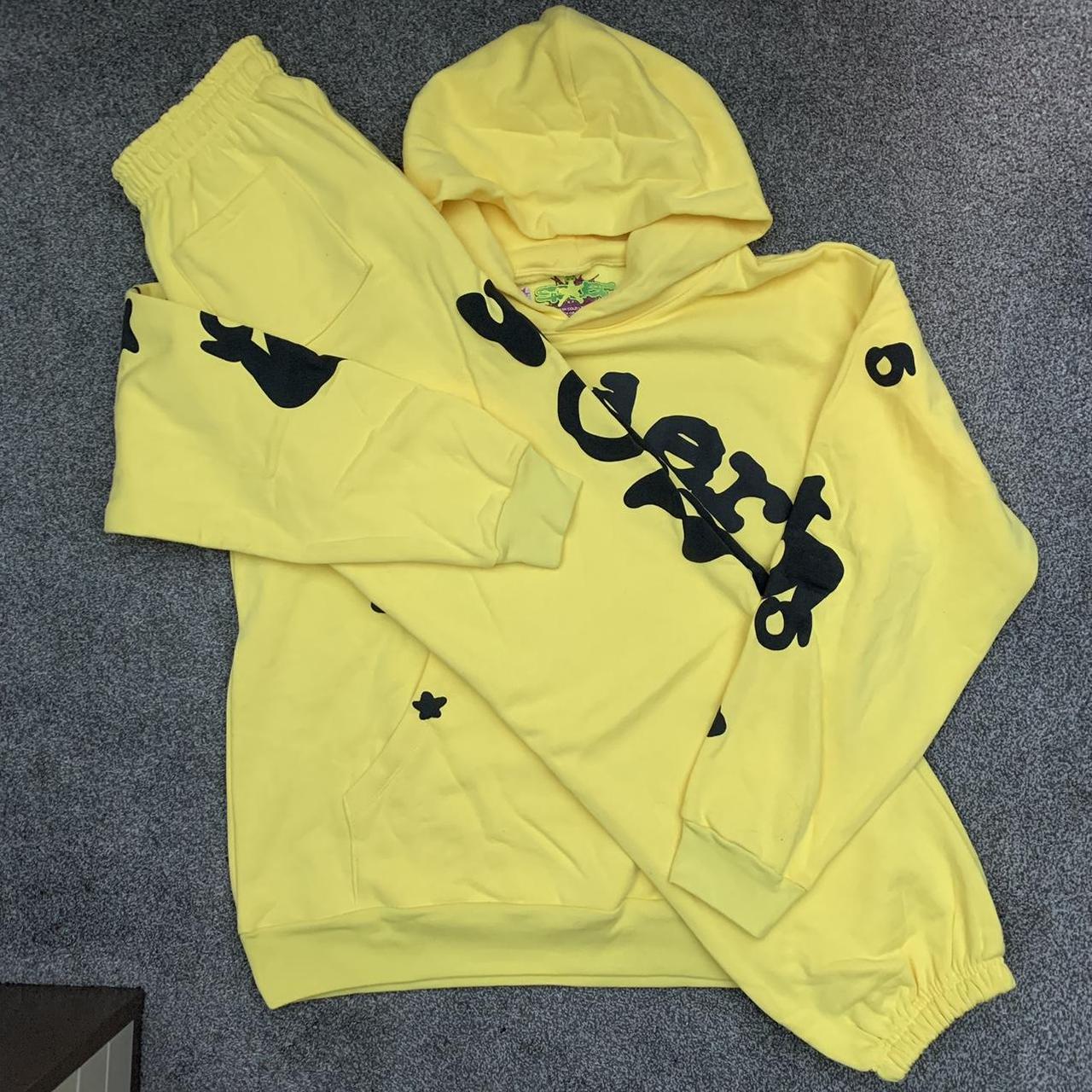 Sp5dr Beluga Gold Hoodie And Joggers 🐣EASTER... | Depop