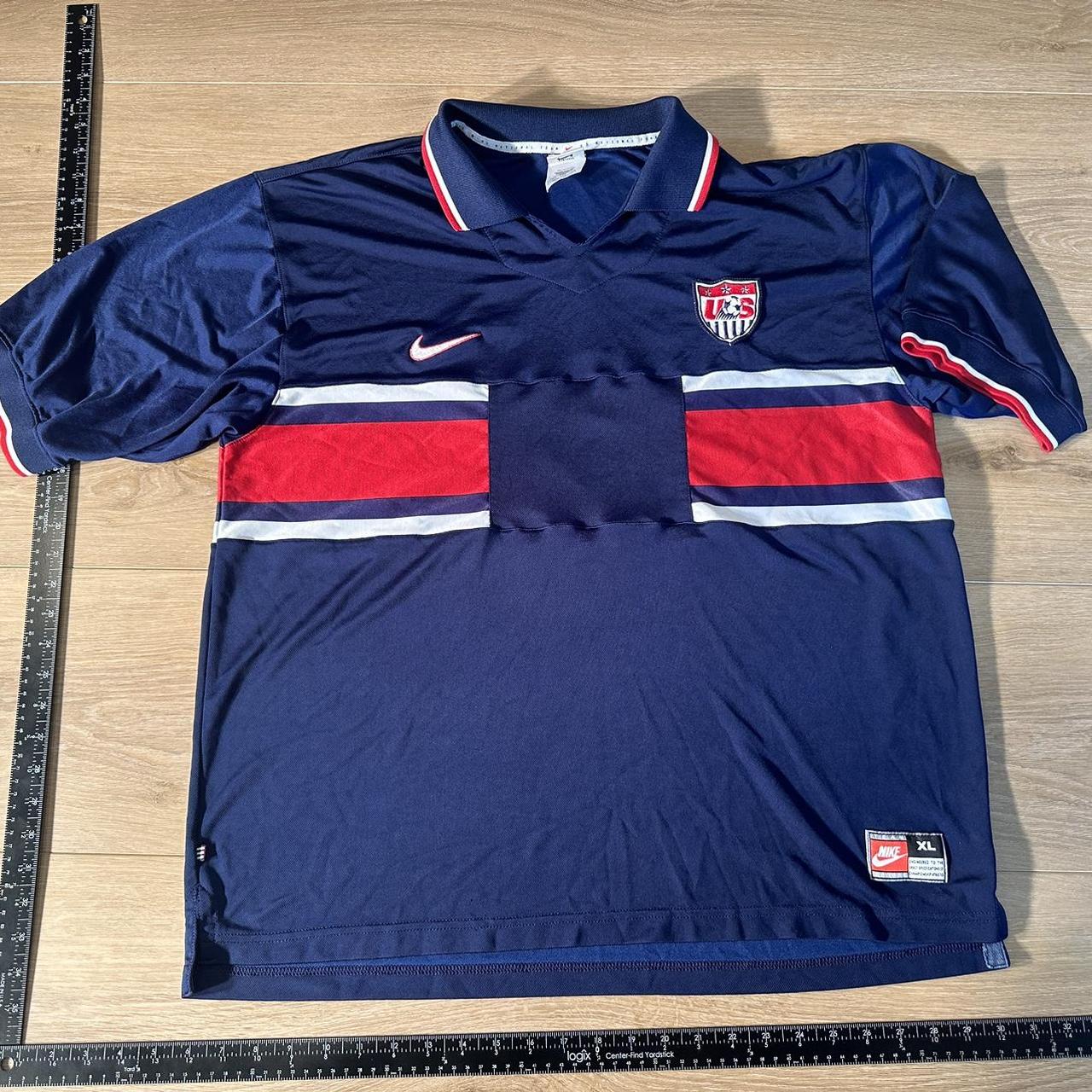 No. 10 - Authentic USMNT 1995-1997 Nike away kit.... | Depop