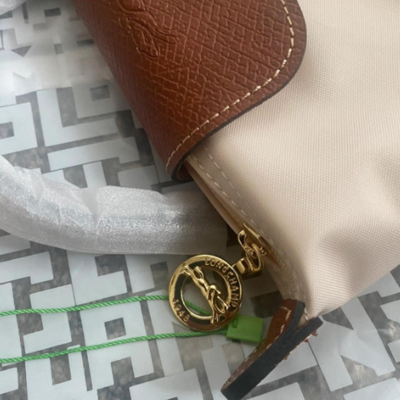Brand new Longchamp Le Pliage Mini Tote in Cream... - Depop