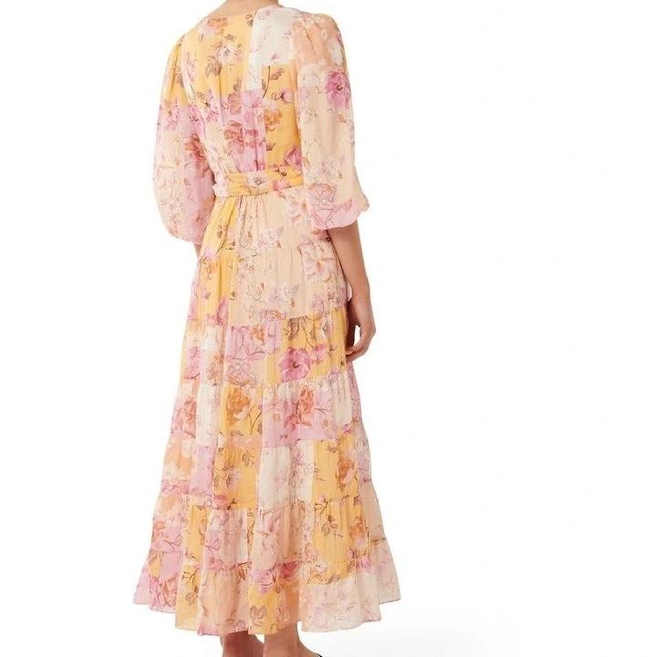 Forever New Imogen Tiered Wrap Midi Dress in... - Depop