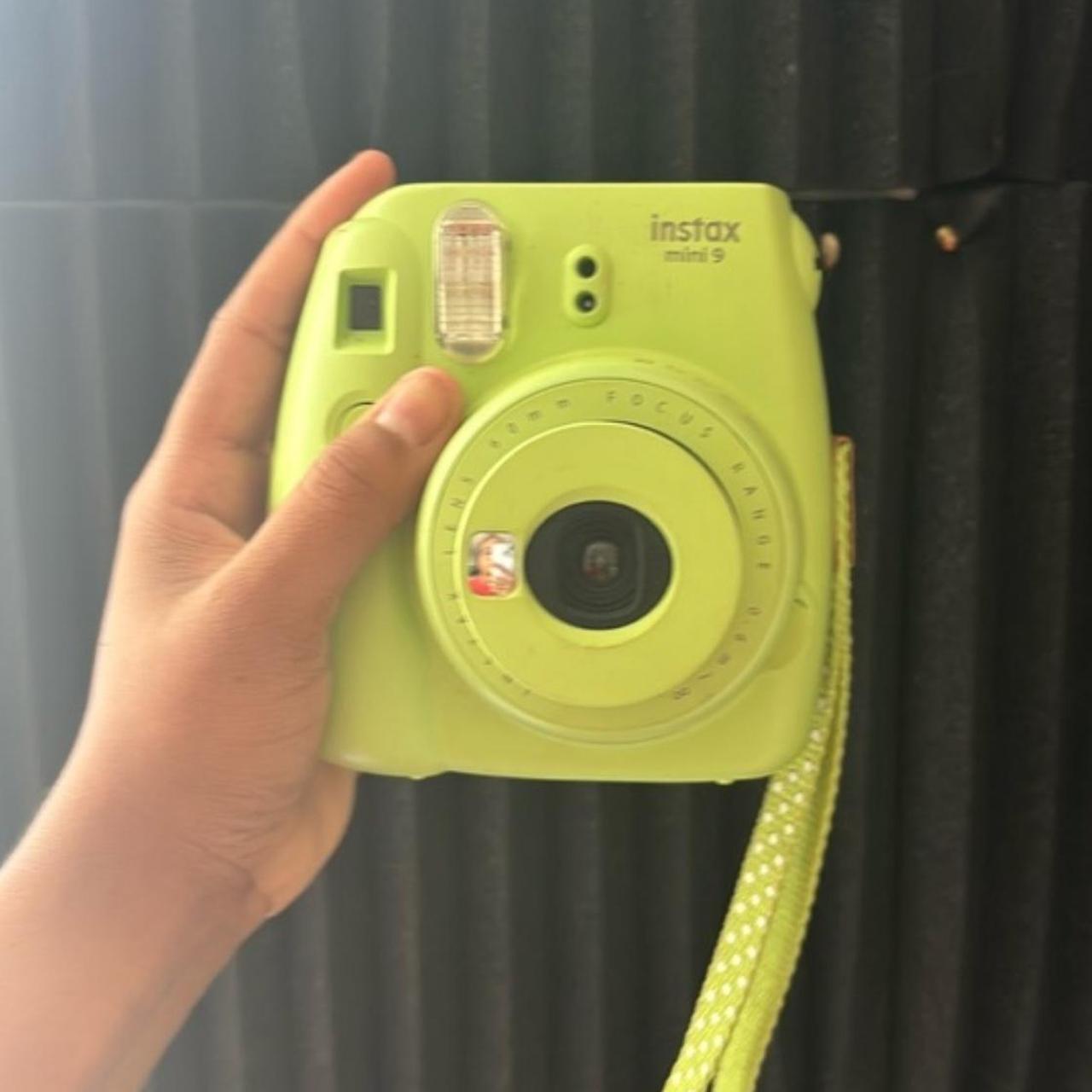 Lime Green Fujifilm Instax Mini 9 Polaroid... - Depop