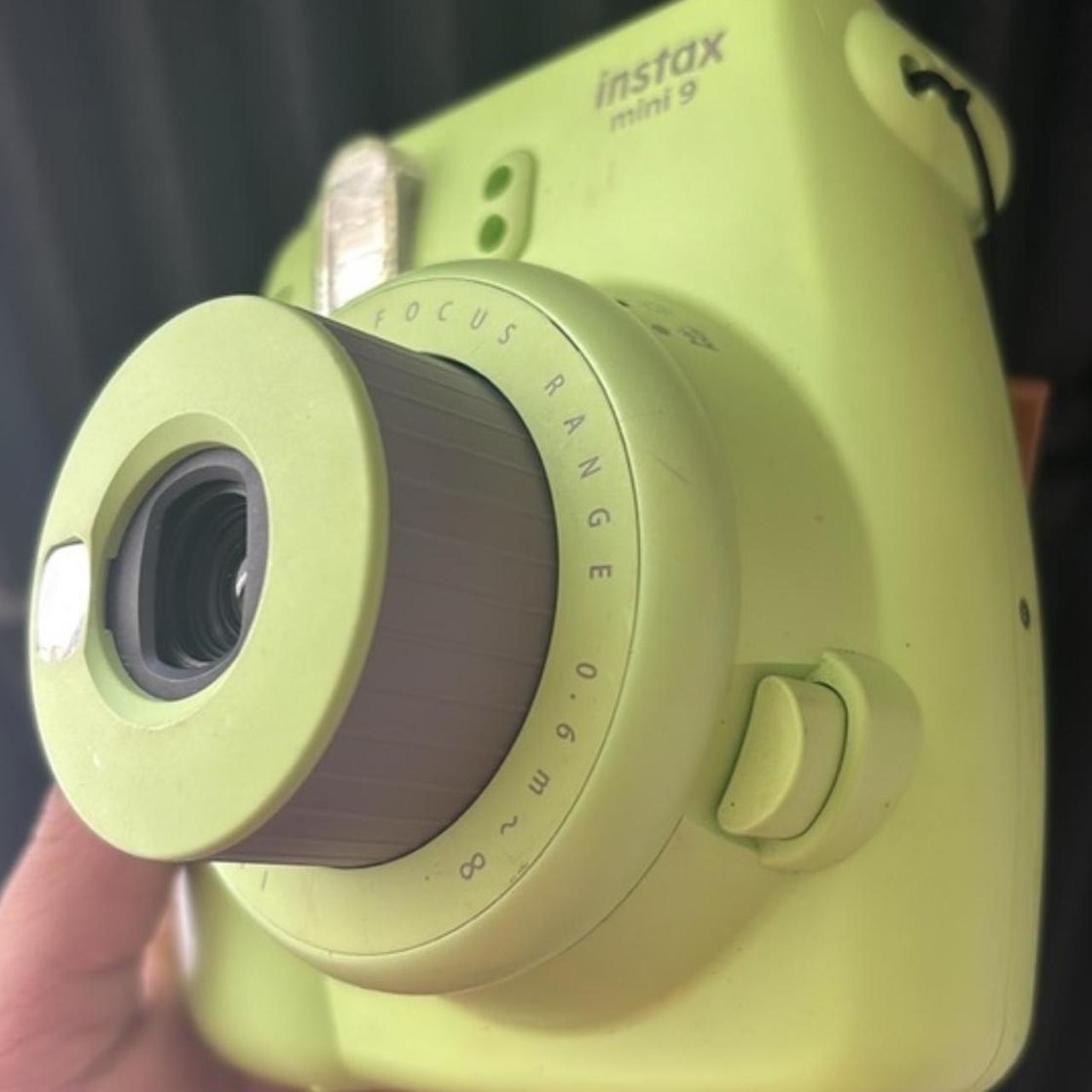 Lime Green Fujifilm Instax Mini 9 Polaroid... - Depop