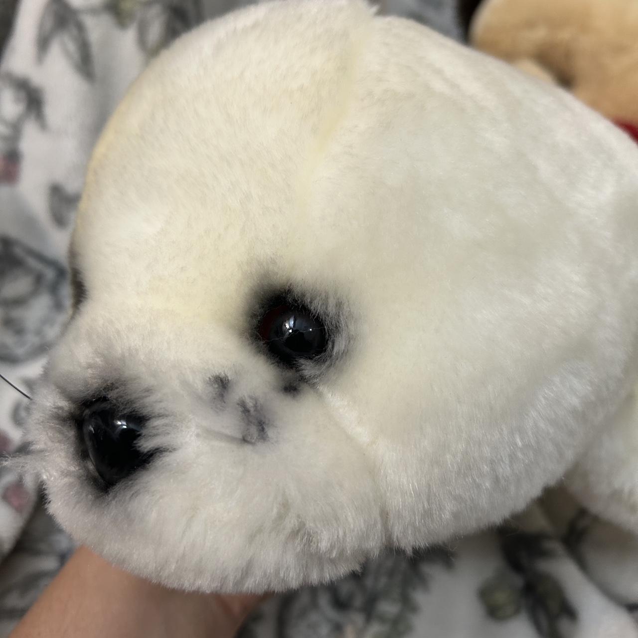 Cute baby harp seal plush! it has such a pretty face... - Depop