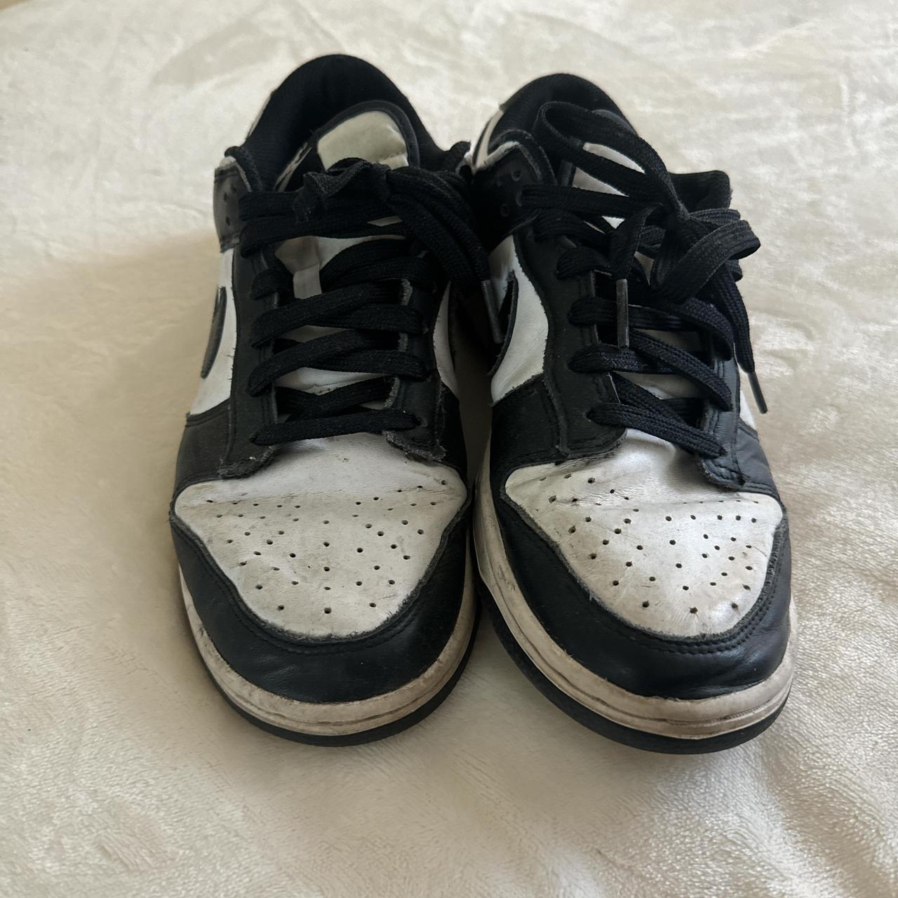 Nike Dunk Low Panda trainers #sneakers - Depop