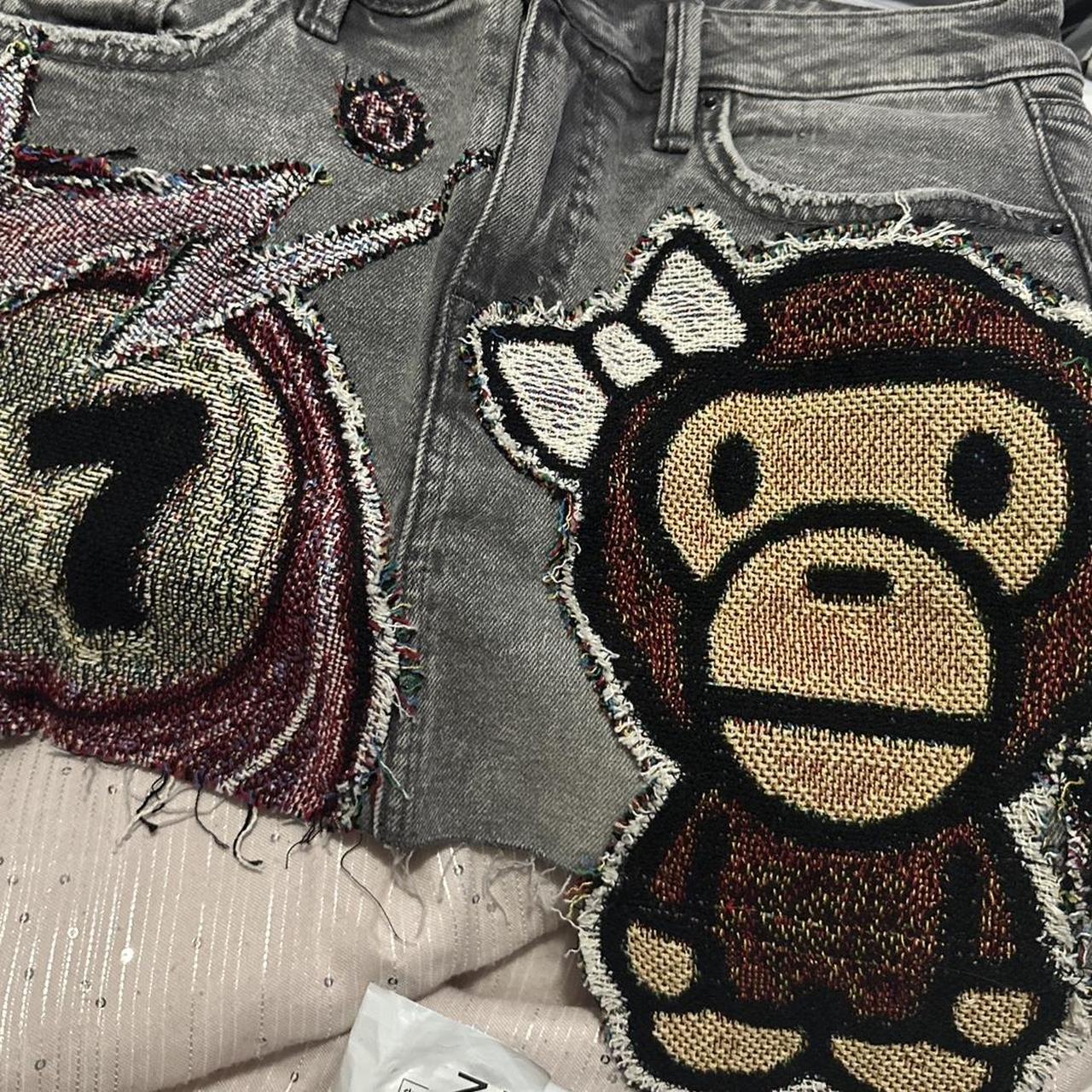 hello kitty x bape skirt size 3/26 - Depop