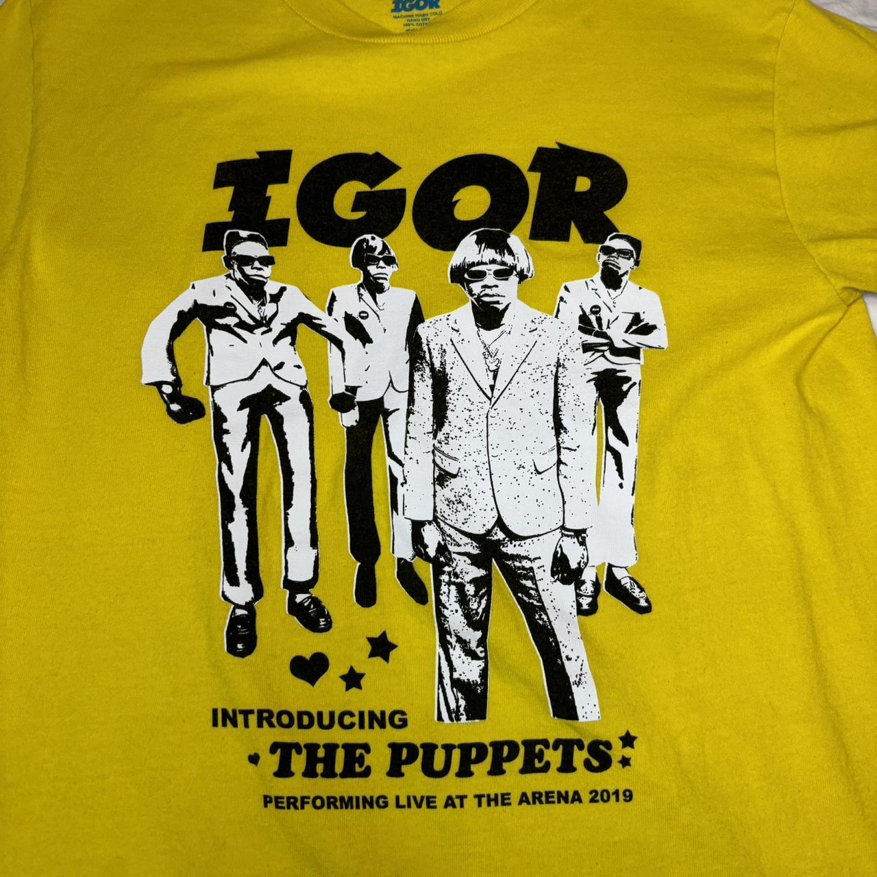 Yellow IGOR shirt from IGOR Tour ,2019 - Depop