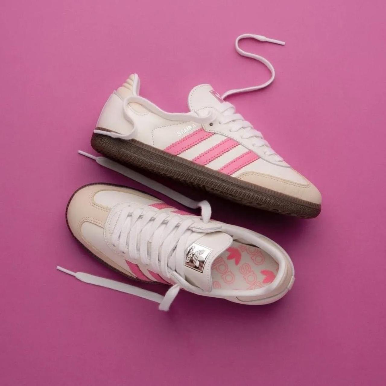 Adidas Samba Double Pink - Depop