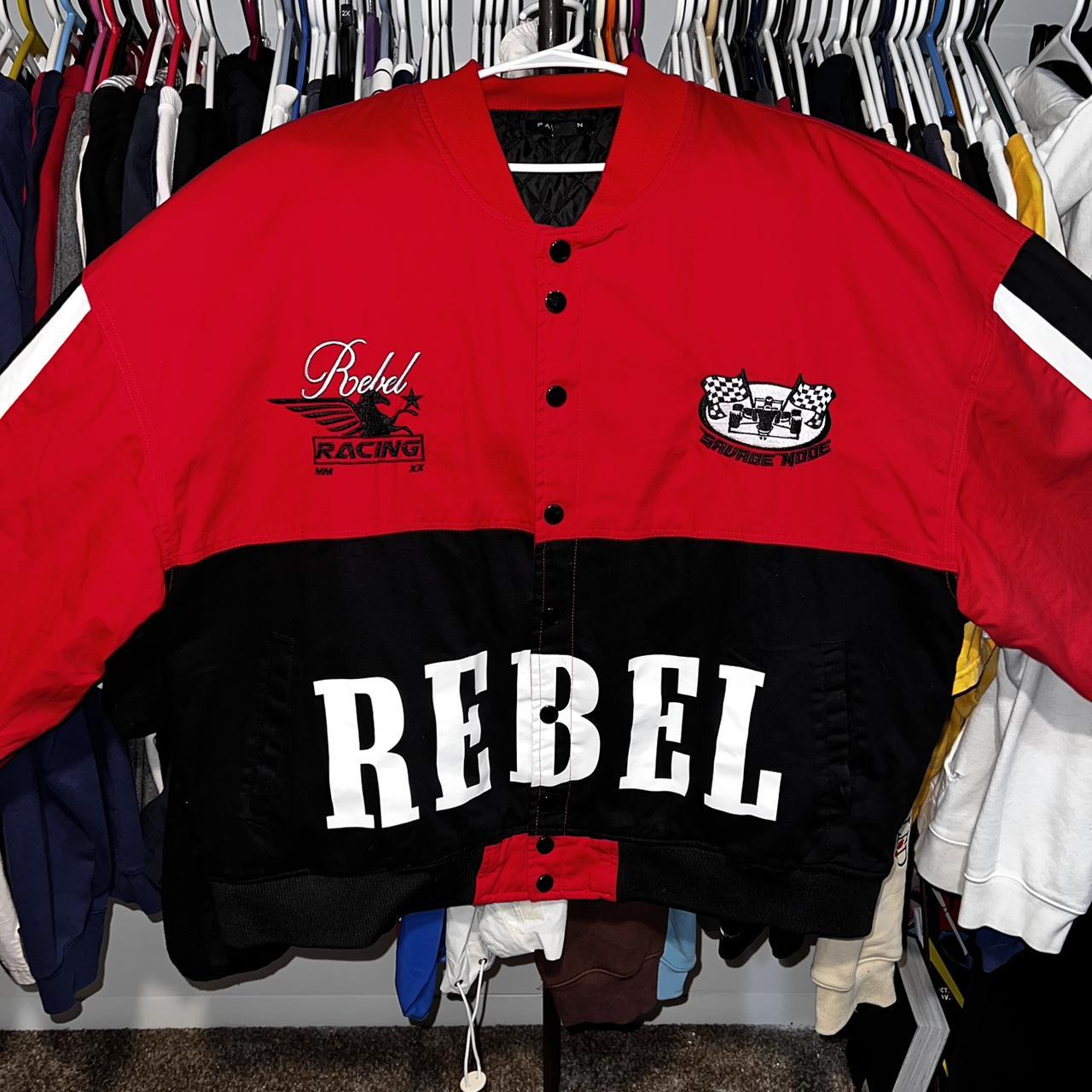 PacSun Rebel Racing Nascar Jacket - Size 2XL -... - Depop