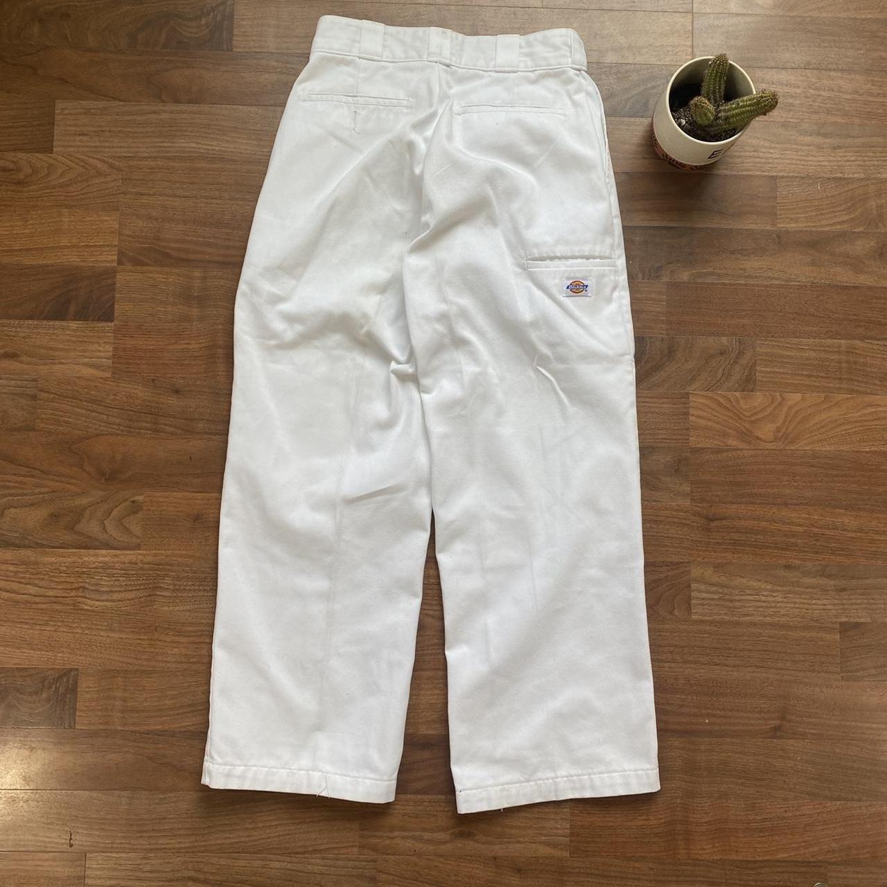Dickies Men's White Trousers | Depop