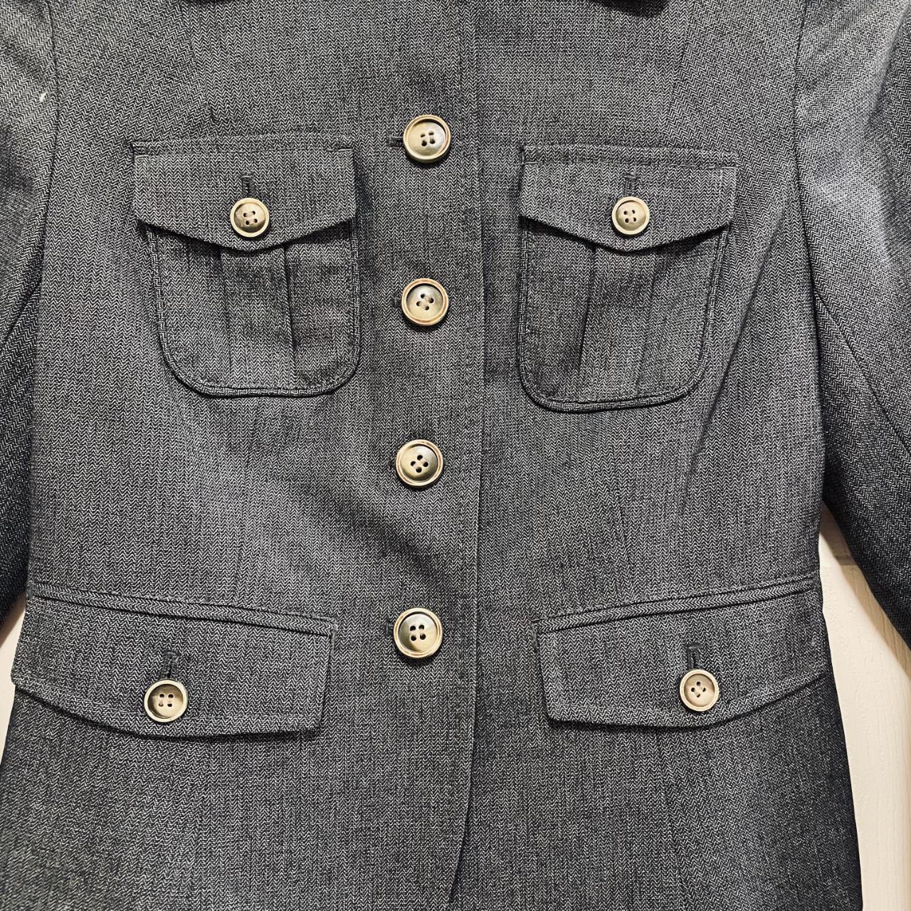 LIMITED Dark Gray Retro/Y2K Long Sleeve Front... | Depop