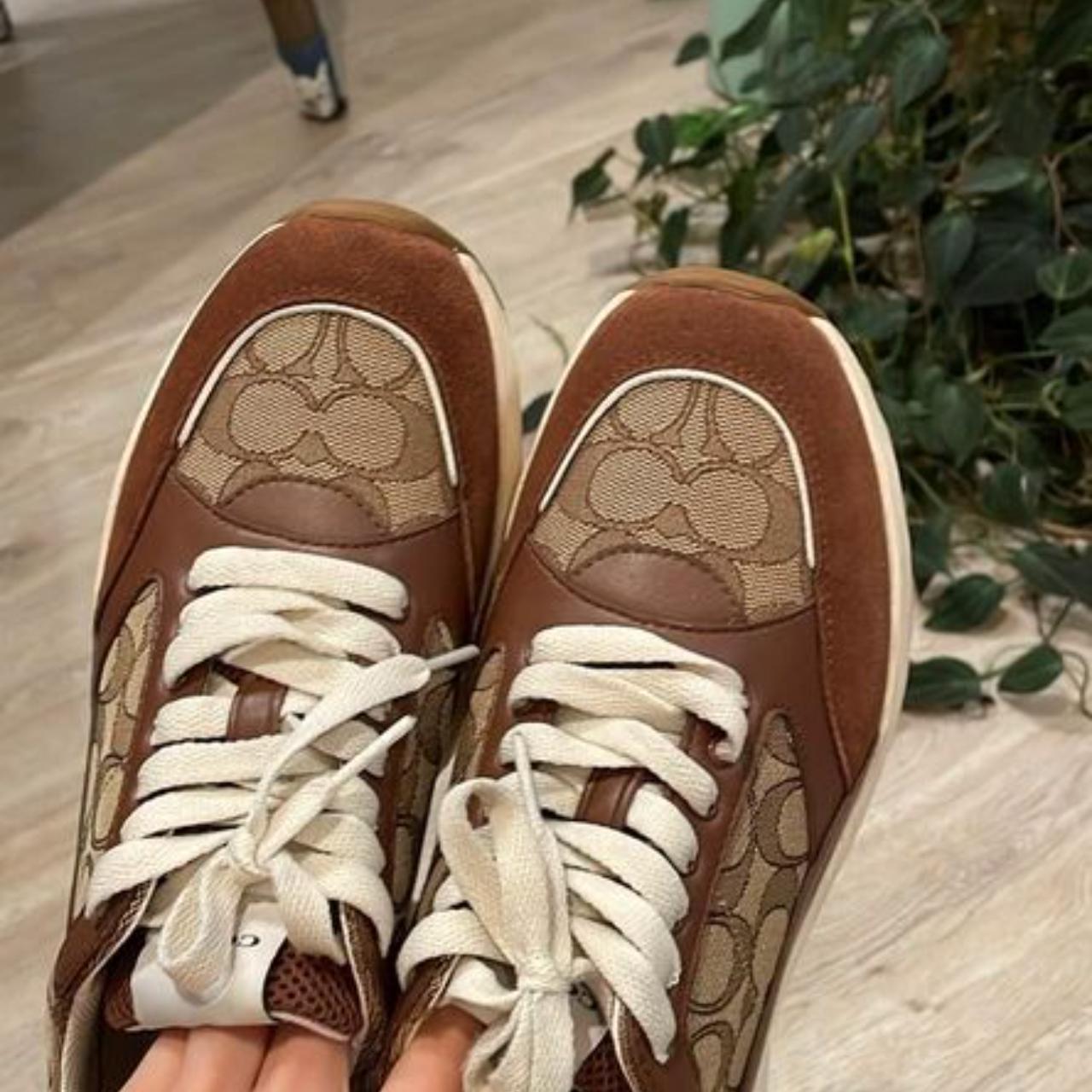 Coach sneakers Coach sneakers women’s 9 with box... | Depop