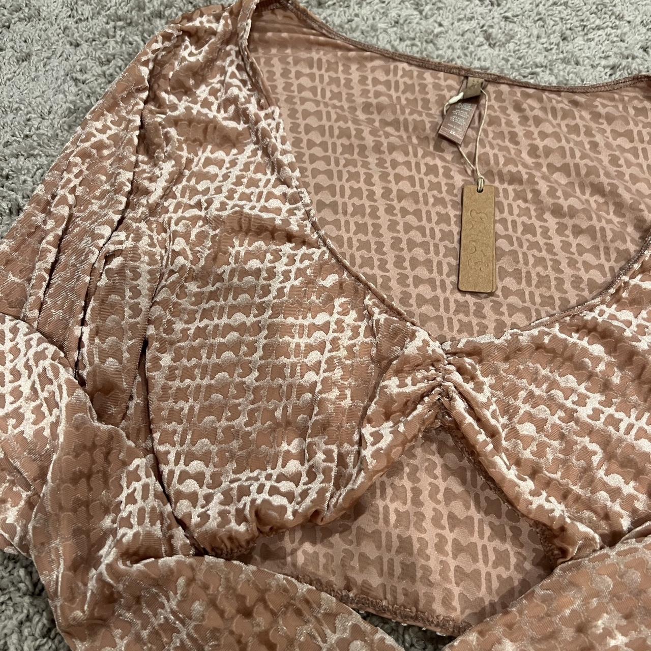 New skims top in color sienna Skims logo all over... - Depop