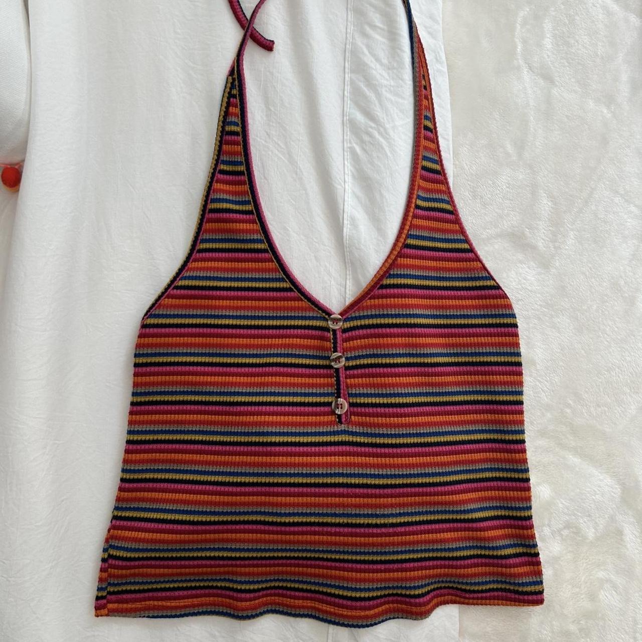 urban outfitters colorful halter top | Depop