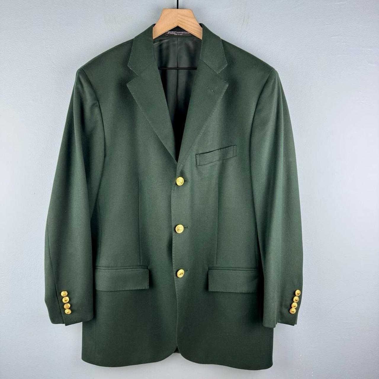 Vintage Polo Ralph Lauren Wool Blazer Mens 42 R... | Depop