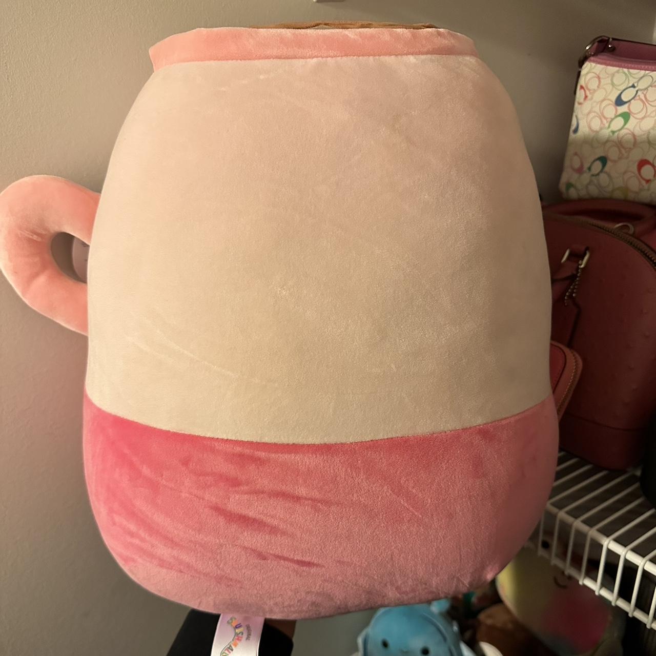 24 inch emery the coffee cup latte squishmallow... - Depop