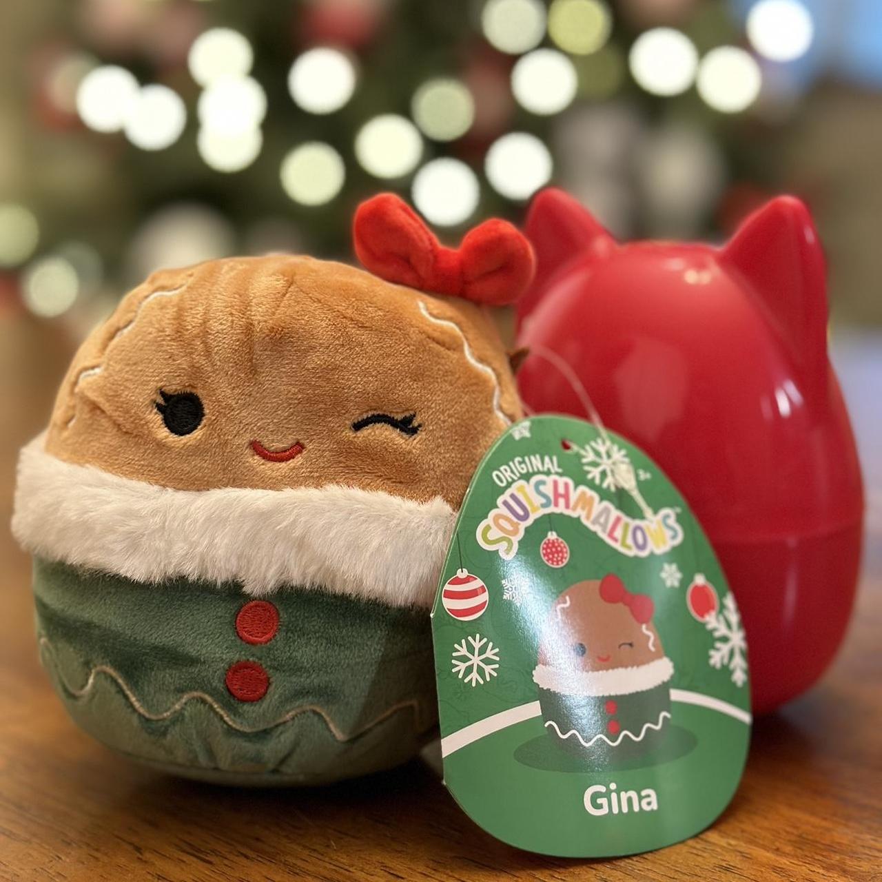 Gina the gingerbread cookie 4 inch squishmallow from... - Depop
