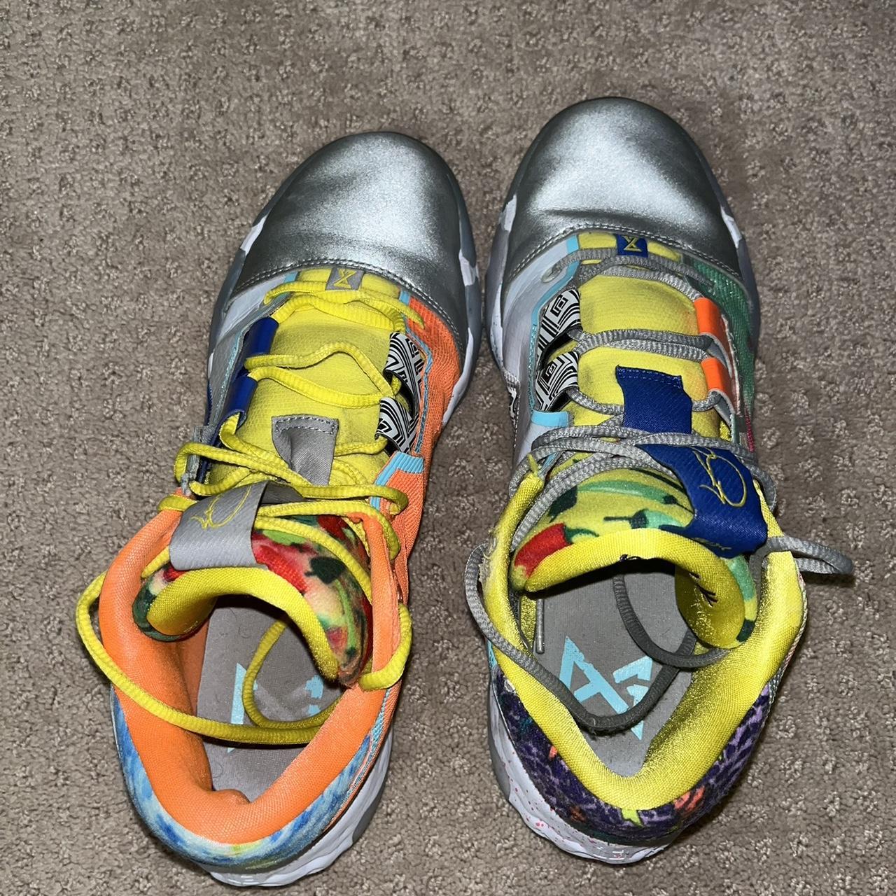 These are the Nike PG 6 in the “what the”colorway - Depop