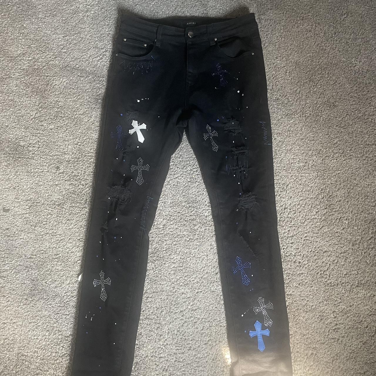 Amiri x Chrome hearts Jeans, Brand new, not... - Depop