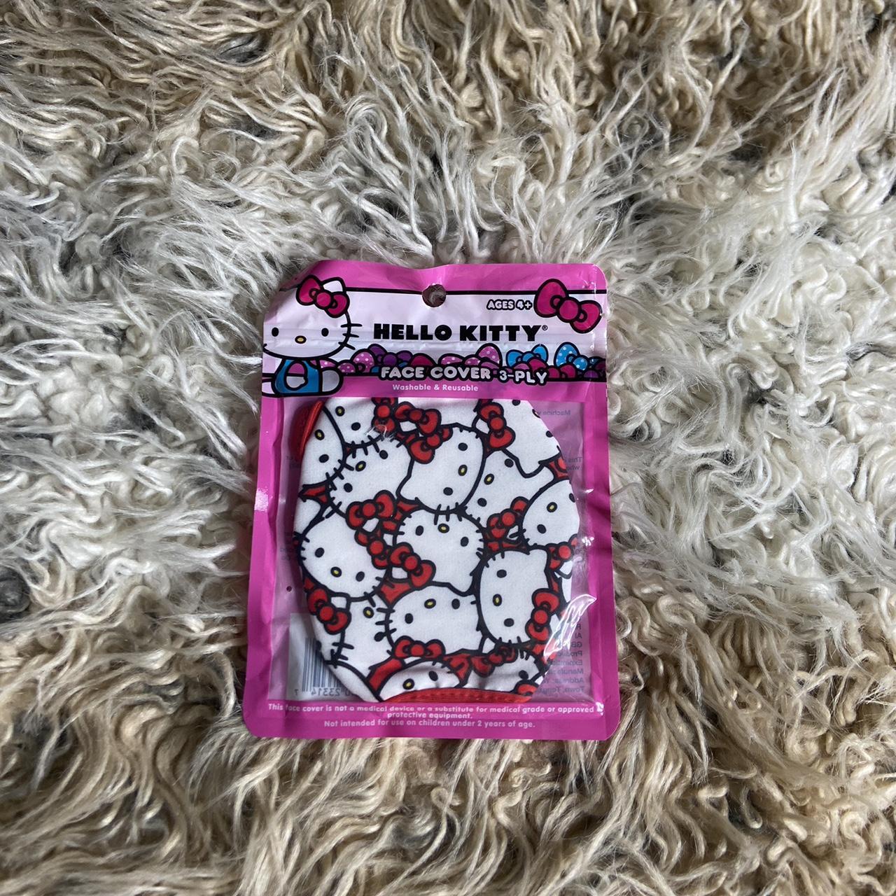 HELLO K!TTY 🩷 Red/white/black Hello Kitty face... - Depop