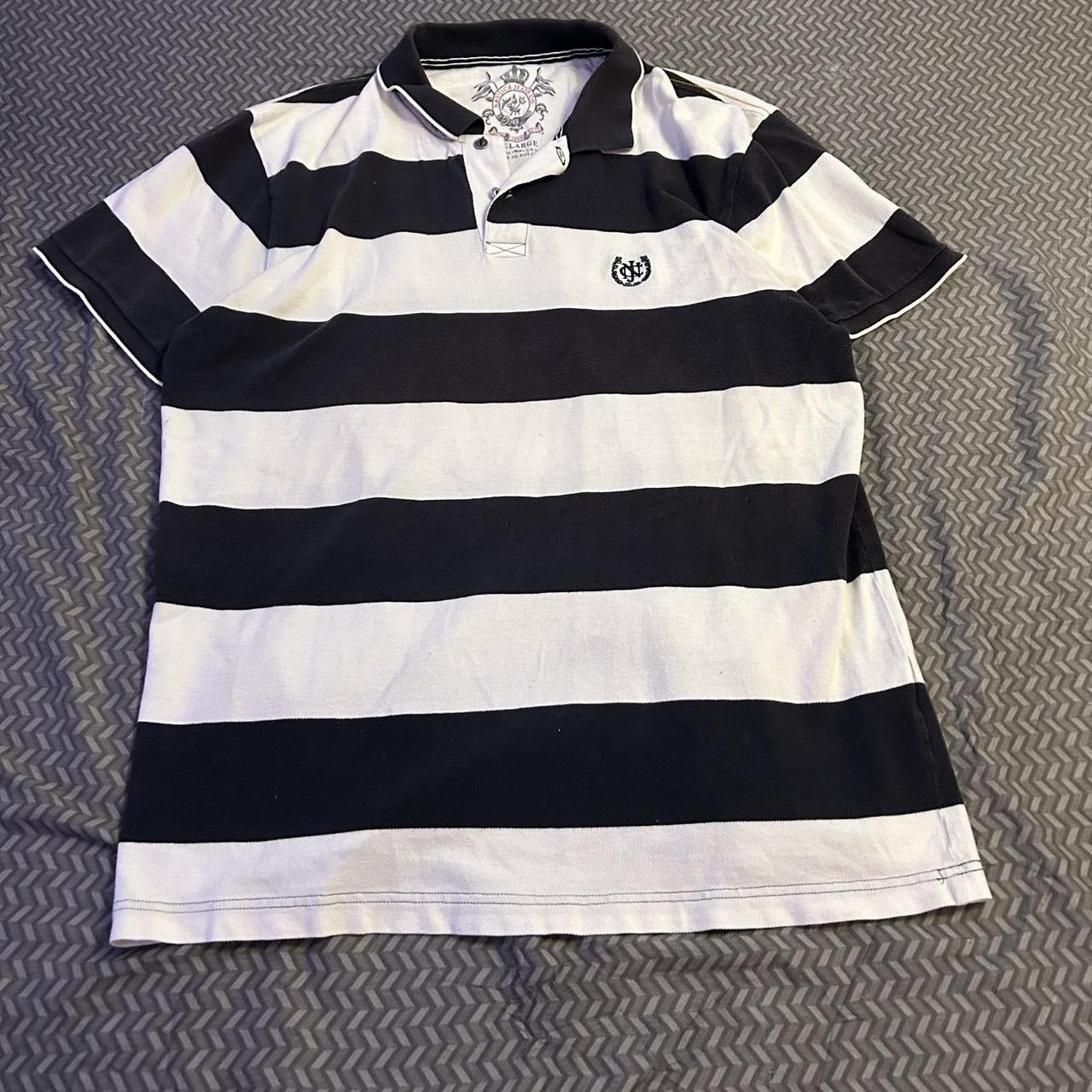 nautica jeans black and white striped chief keef... | Depop