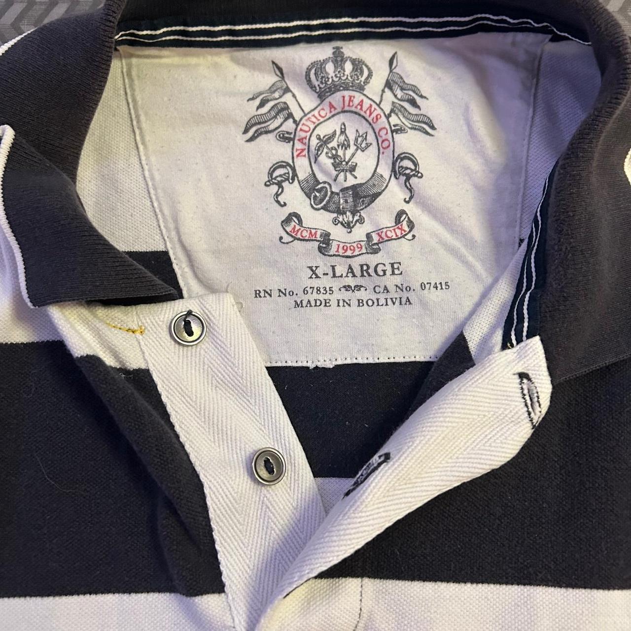 nautica jeans black and white striped chief keef... | Depop