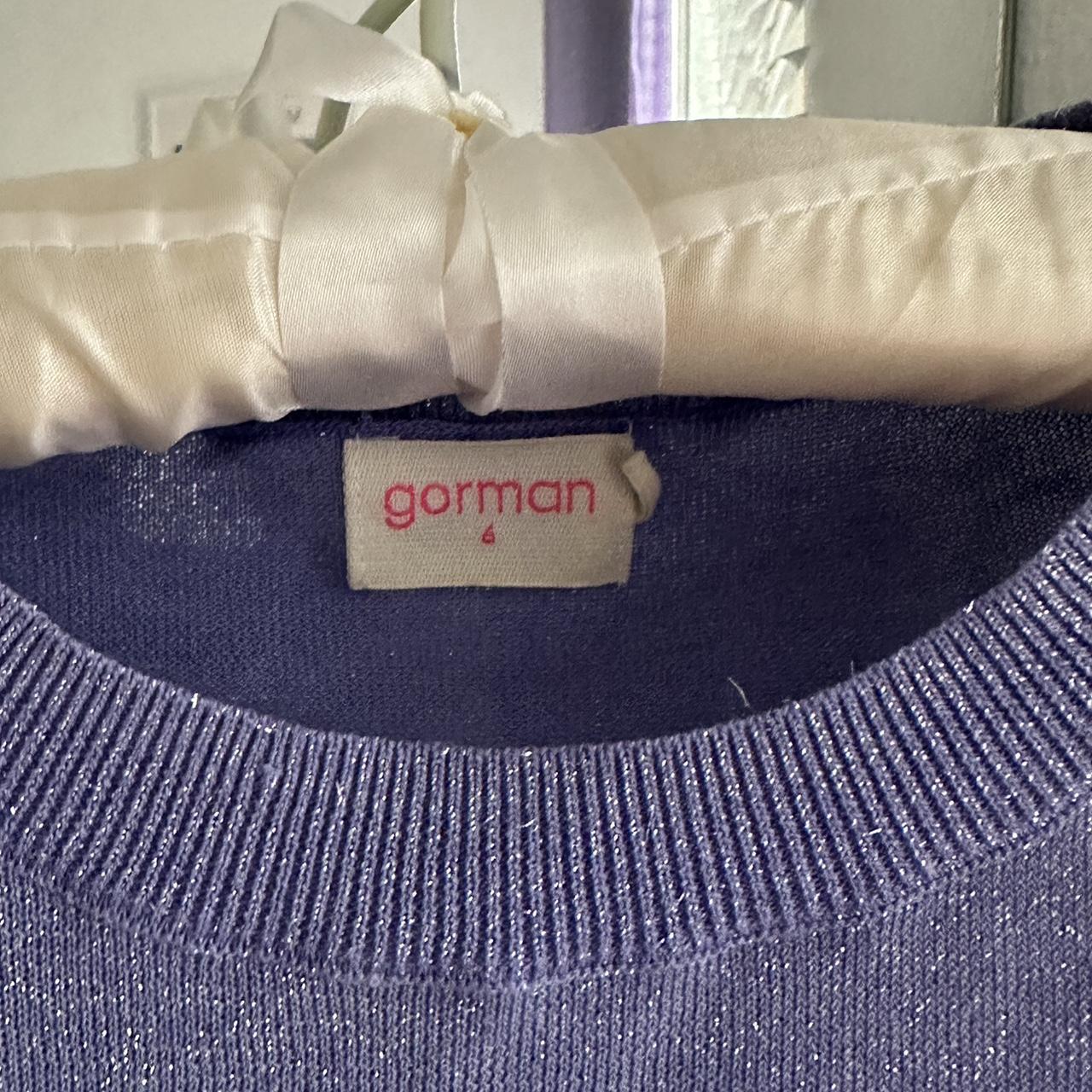 Gorman purple glitter knit Size 6 (fits a... - Depop