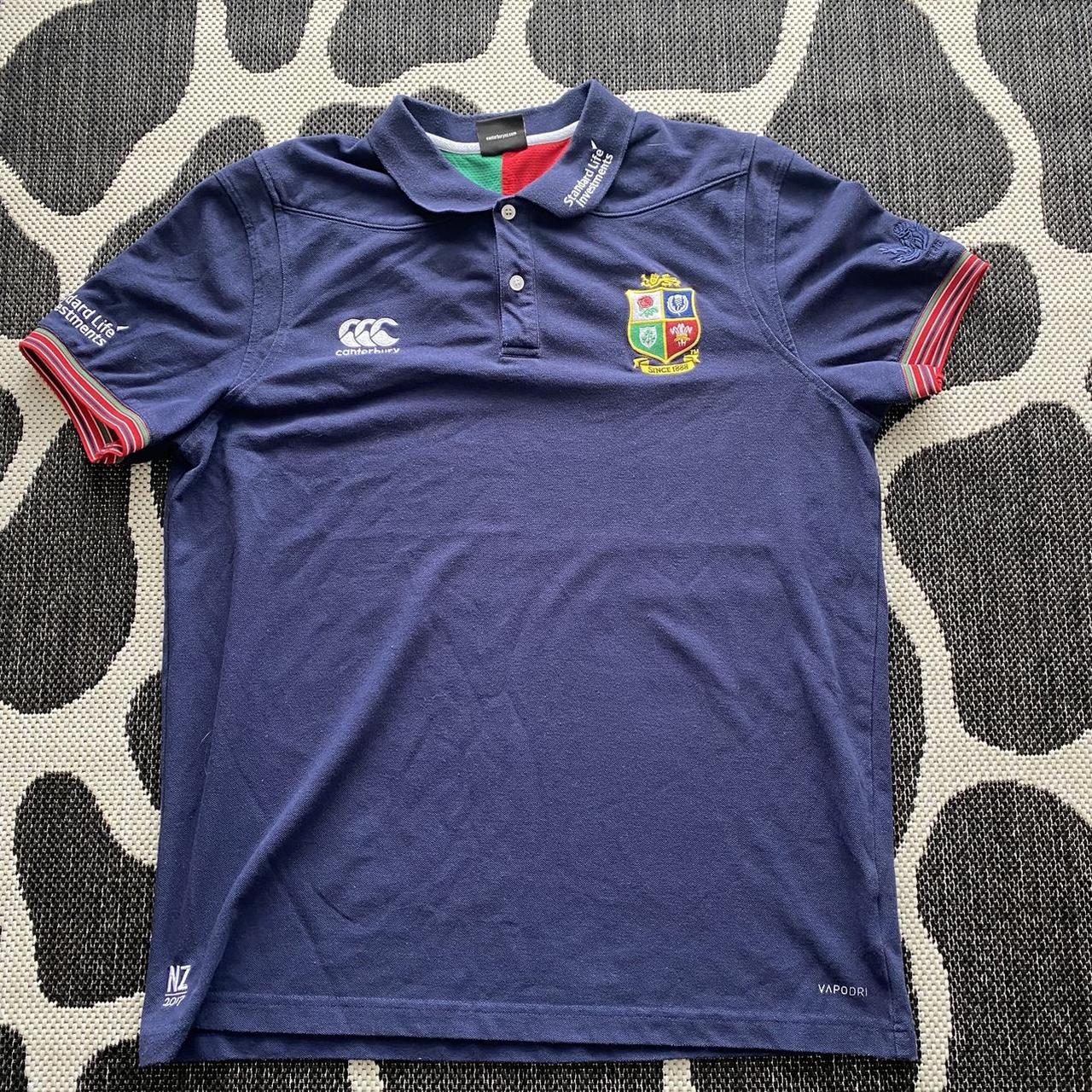 Canterbury British and Irish Lions Polo Shirt - Navy... - Depop