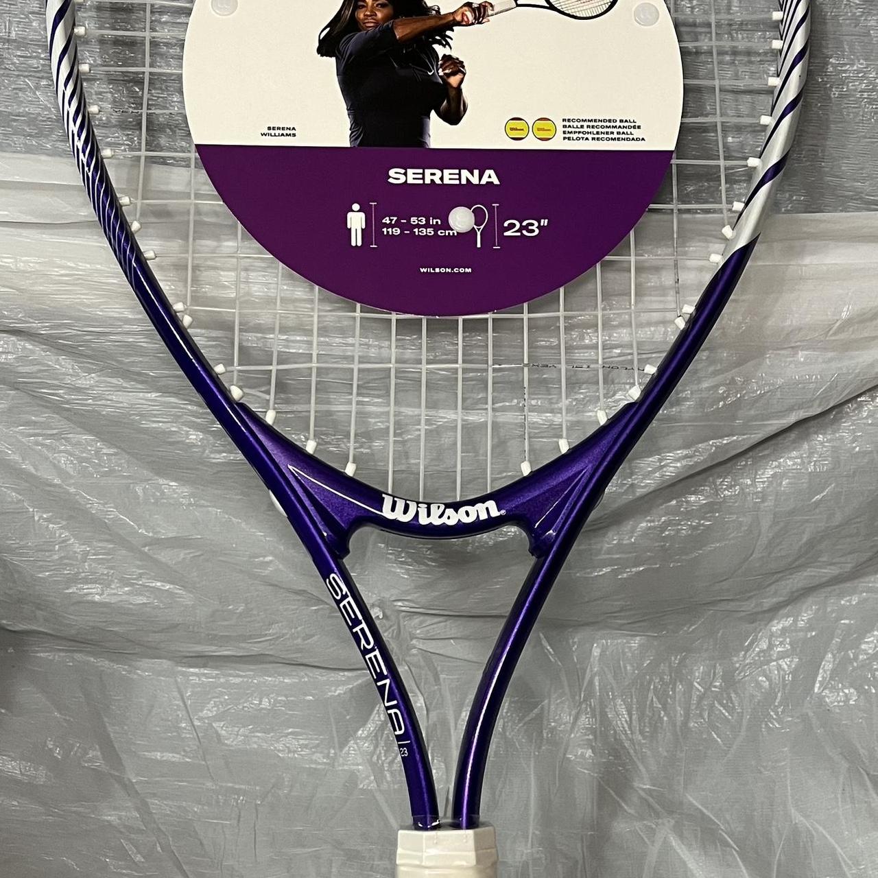 Wilson SERENA Kids Ages 7-8 jr tennis racket 3 5/8"... - Depop