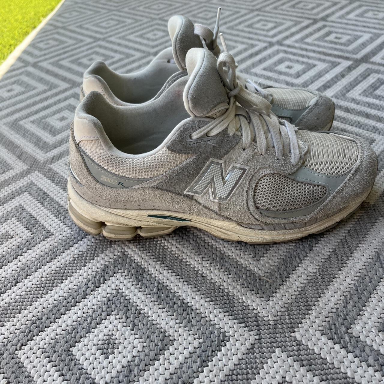 Beige New Balance 2002r running shoe - Depop