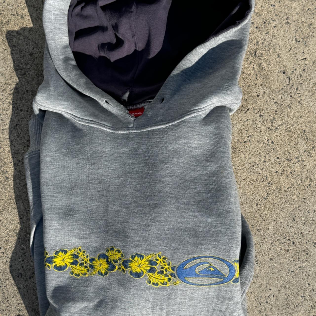 Super rare late 90's Vintage surf Quiksilver hoodie... - Depop