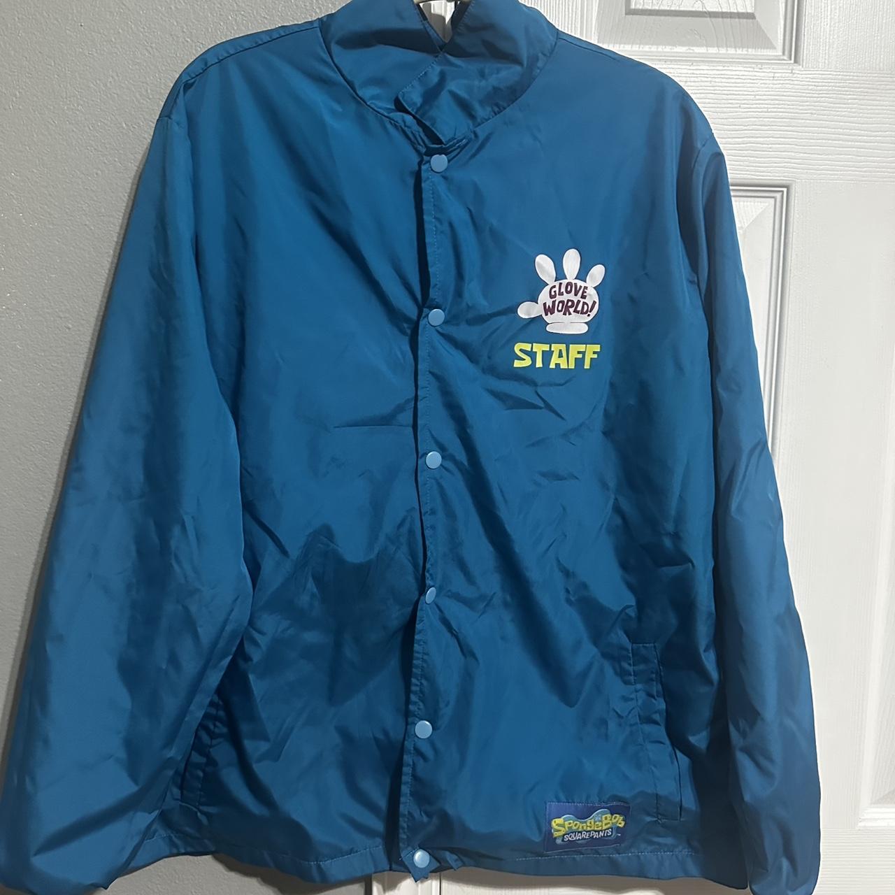 SpongeBob glove world rain jacket for adults... | Depop