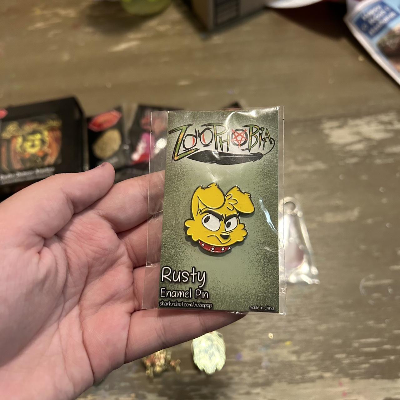 Rusty Zoophobia Pin **BRAND NEW** Limited Edition... - Depop