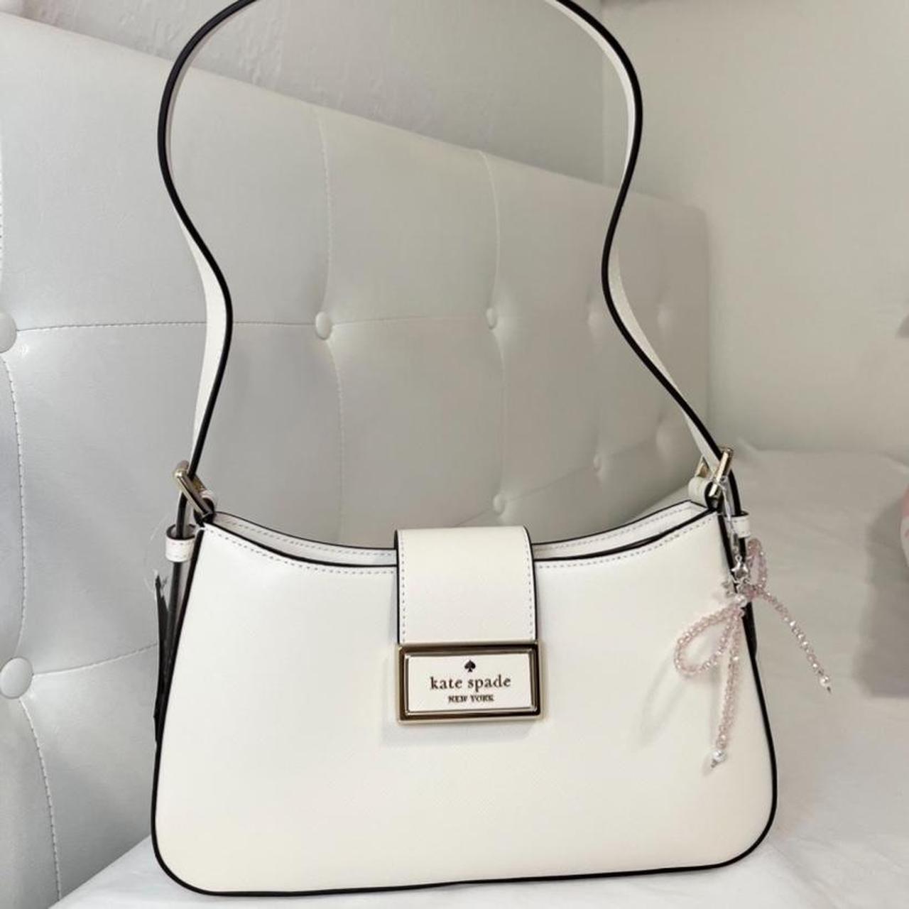 White Kate Spade New York shoulder bag brand new... - Depop