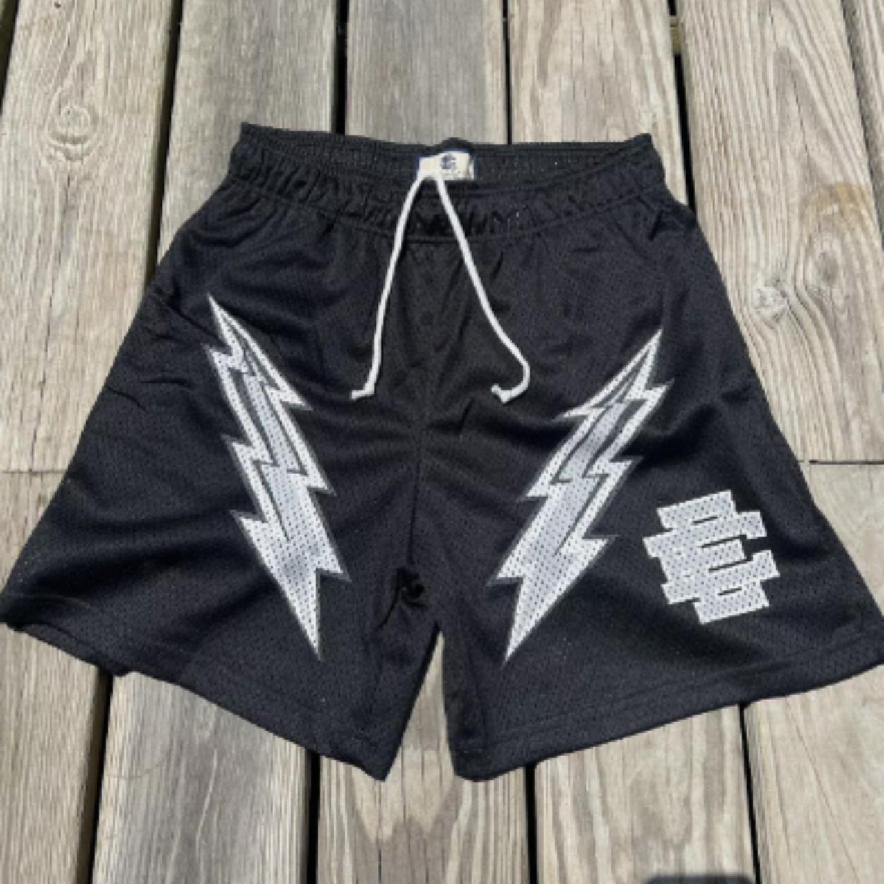 Eric Emmanuel Shorts Basic Lightning Size Large Size... - Depop