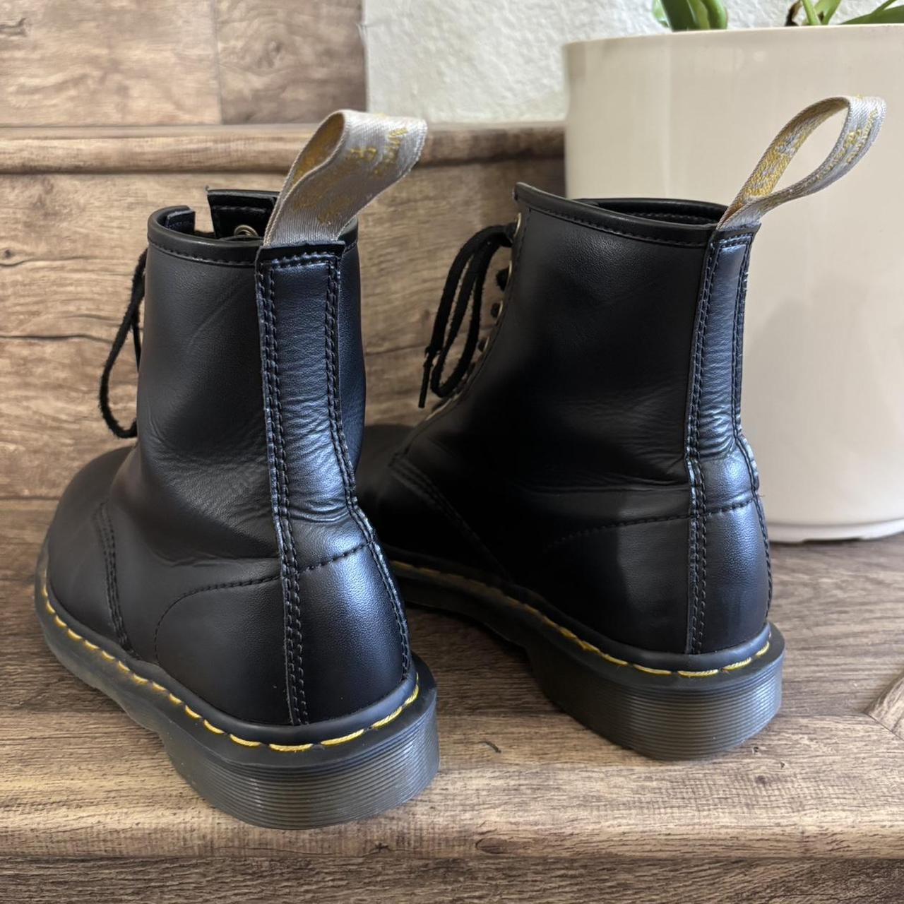 black dr. martens vegan 1460 felix lace up boots ୨... | Depop