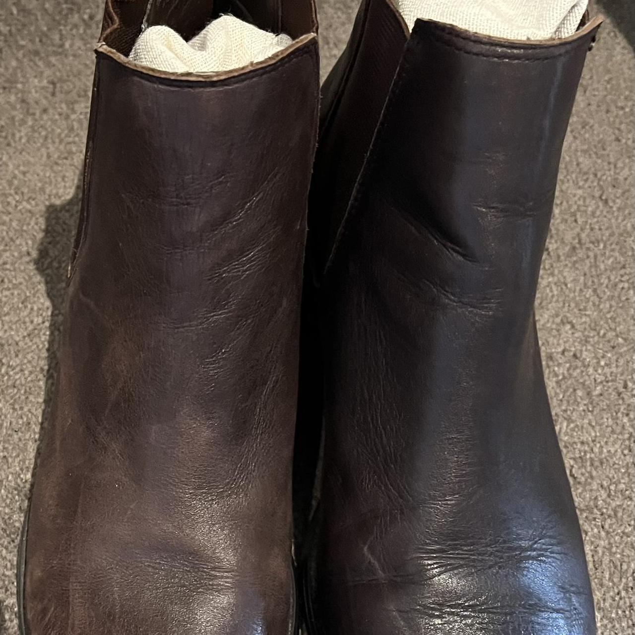 ROC brown leather boots Size 38 / ladies... - Depop
