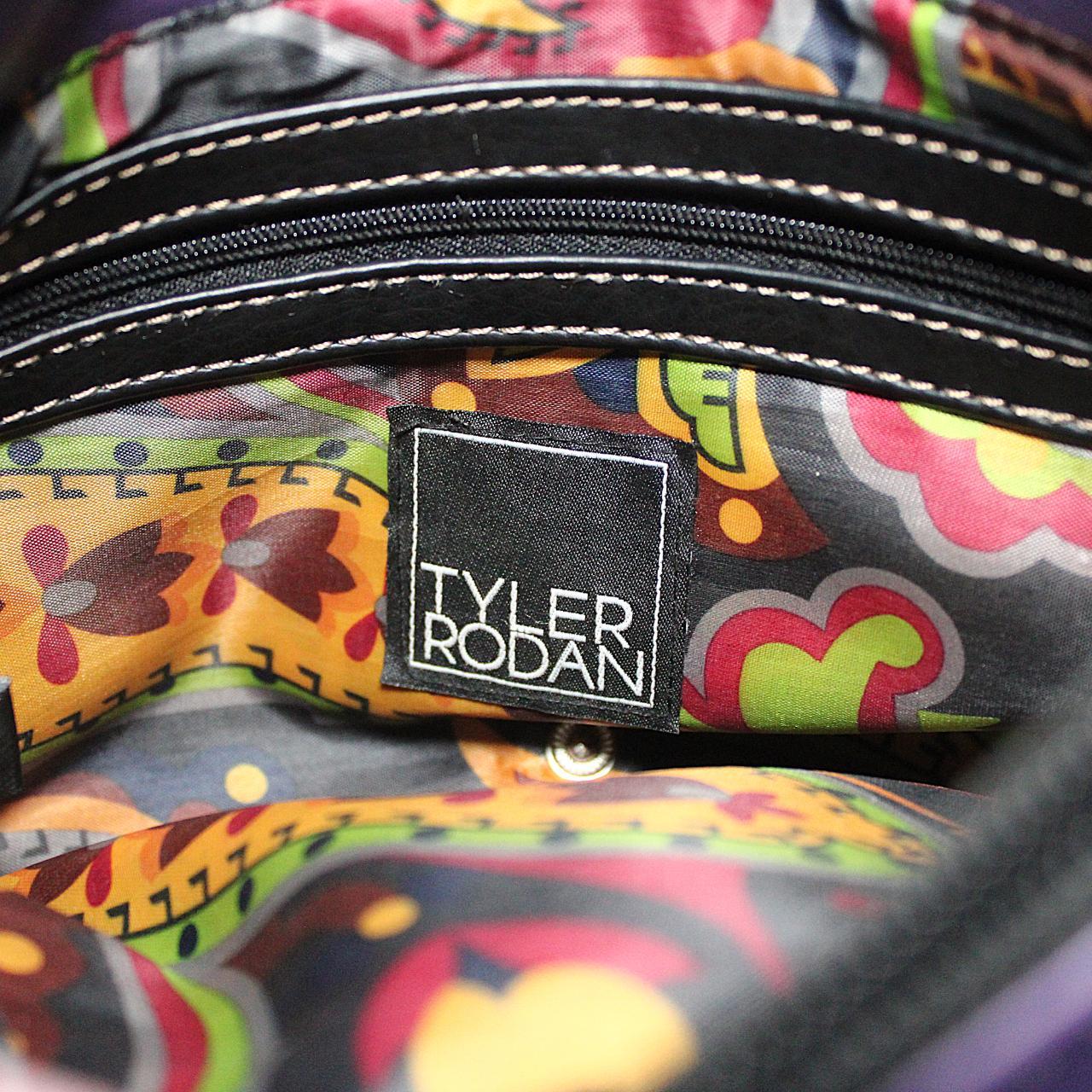 'Tyler Rodan' purple shoulder bag with lots of... - Depop