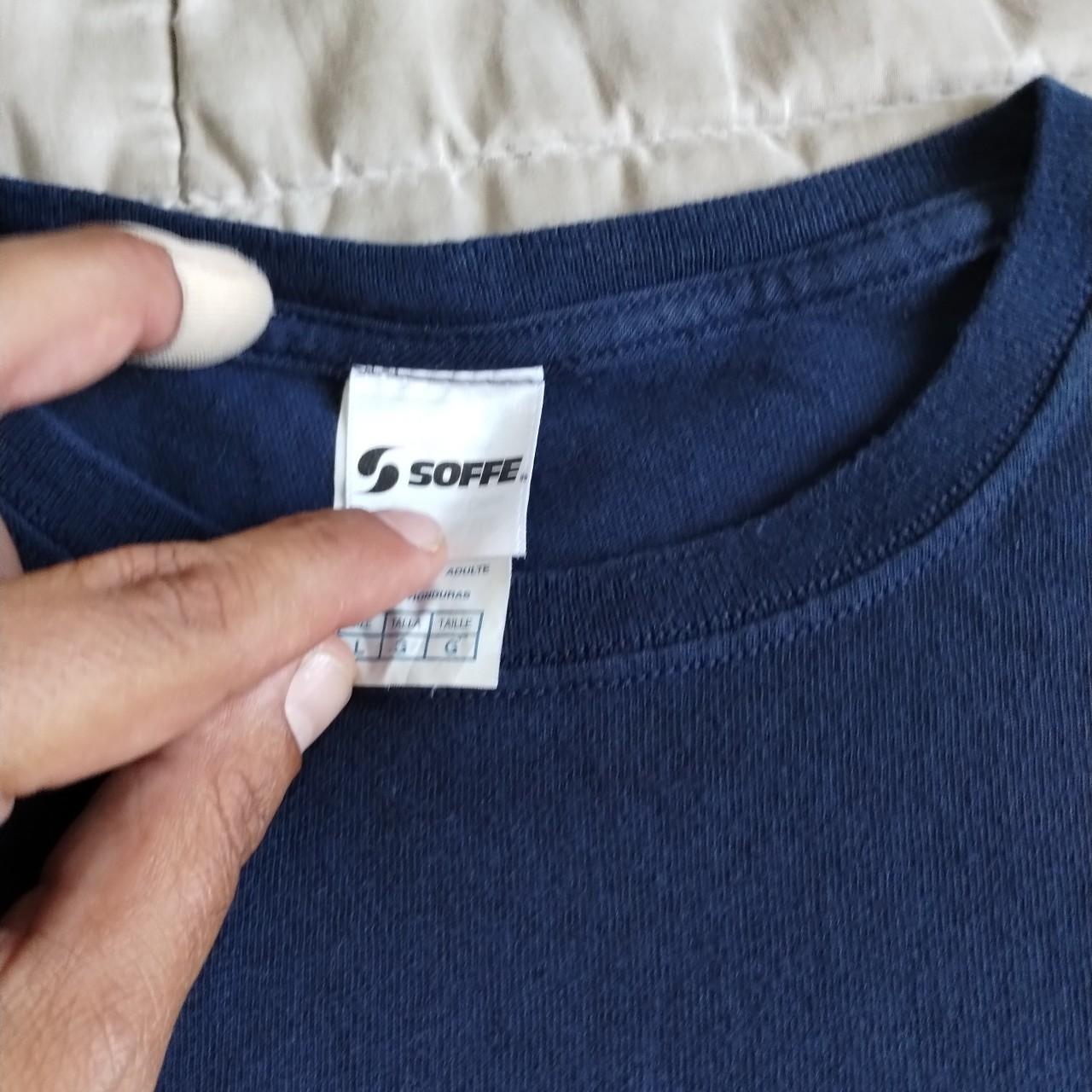 US Navy PT Shirt Soffe Tag * LARGE * Clean Logo - Depop