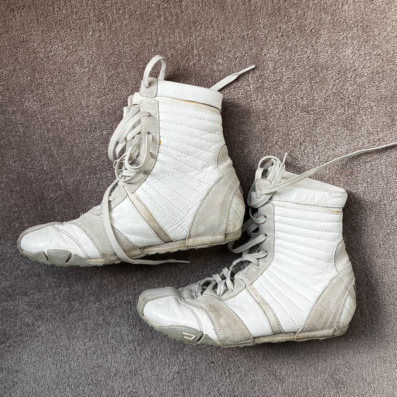 VINTAGE DIESEL LEATHER BOXING BOOTS SNEAKERS