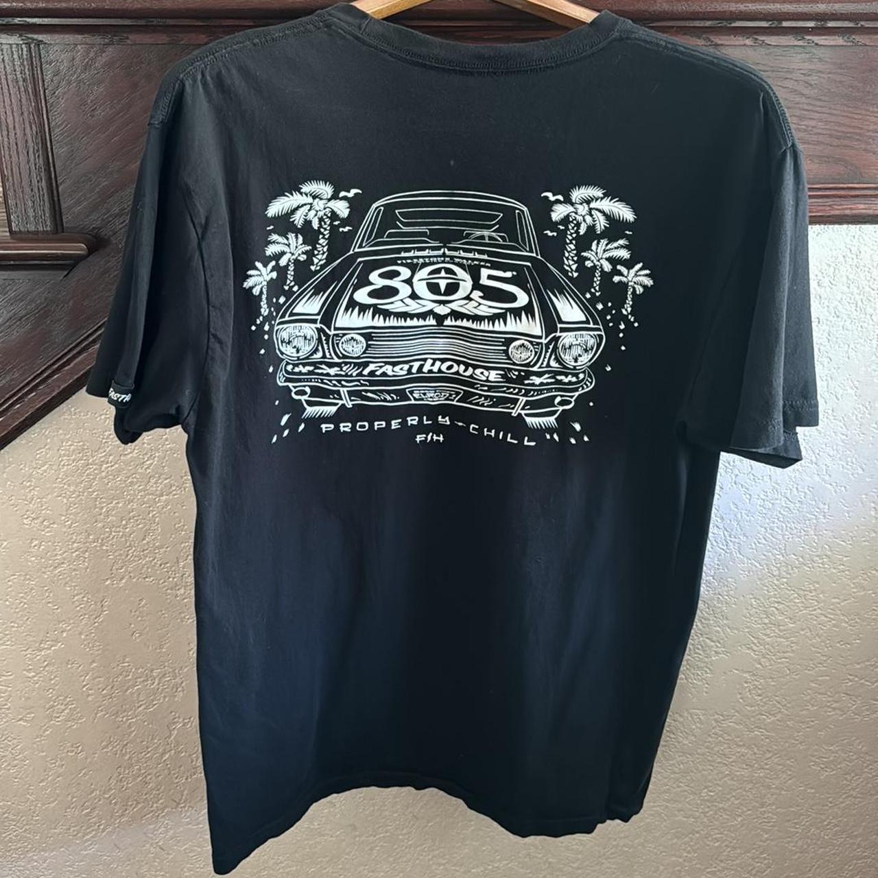 Fasthouse & 805 Brewery Collab Black Short Sleeve... - Depop