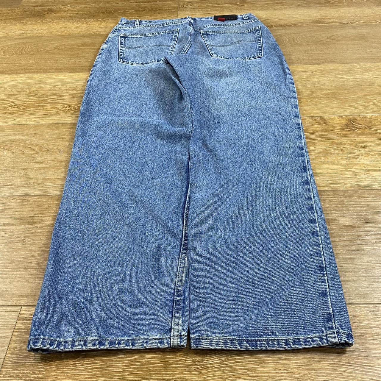 Vintage 90s bugle boy 7m baggy wide leg Lightwash... | Depop