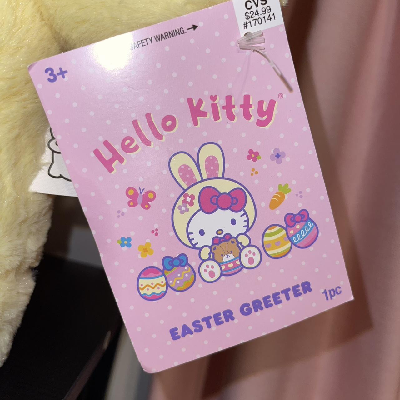 Hello Kitty Easter Greeter plush 40 for big one let... - Depop