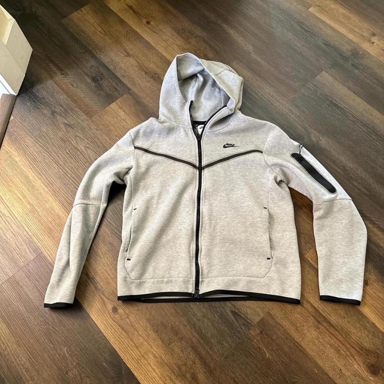 Nike Tech Fleece grey and black, great for back2school - Depop