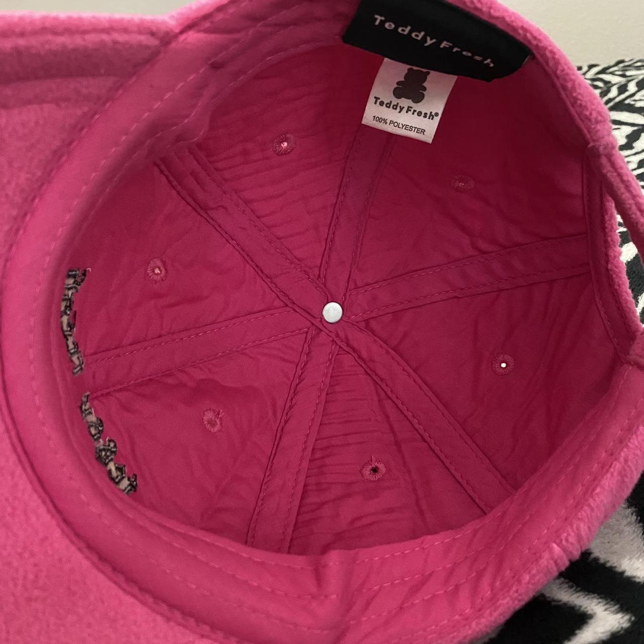 Teddy Fresh hat Adult size cap Hot pink Soft... - Depop
