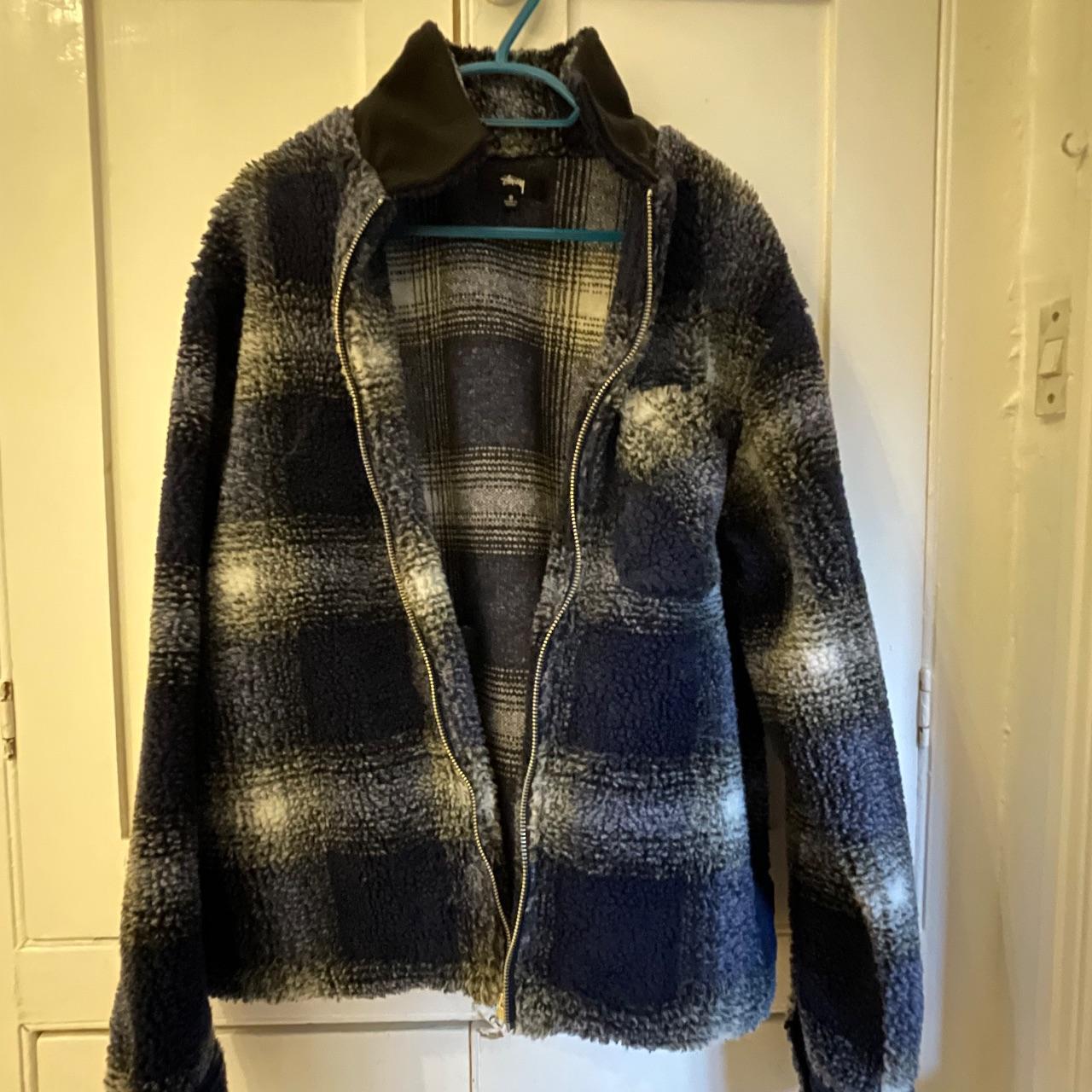 STUSSY Sherpa Jacket - Depop