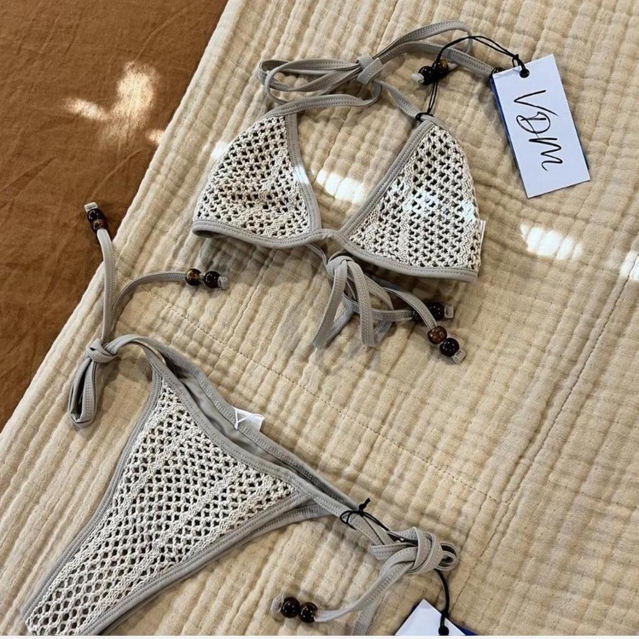 Free people Delilah Crochet bikini top - VDM the... - Depop