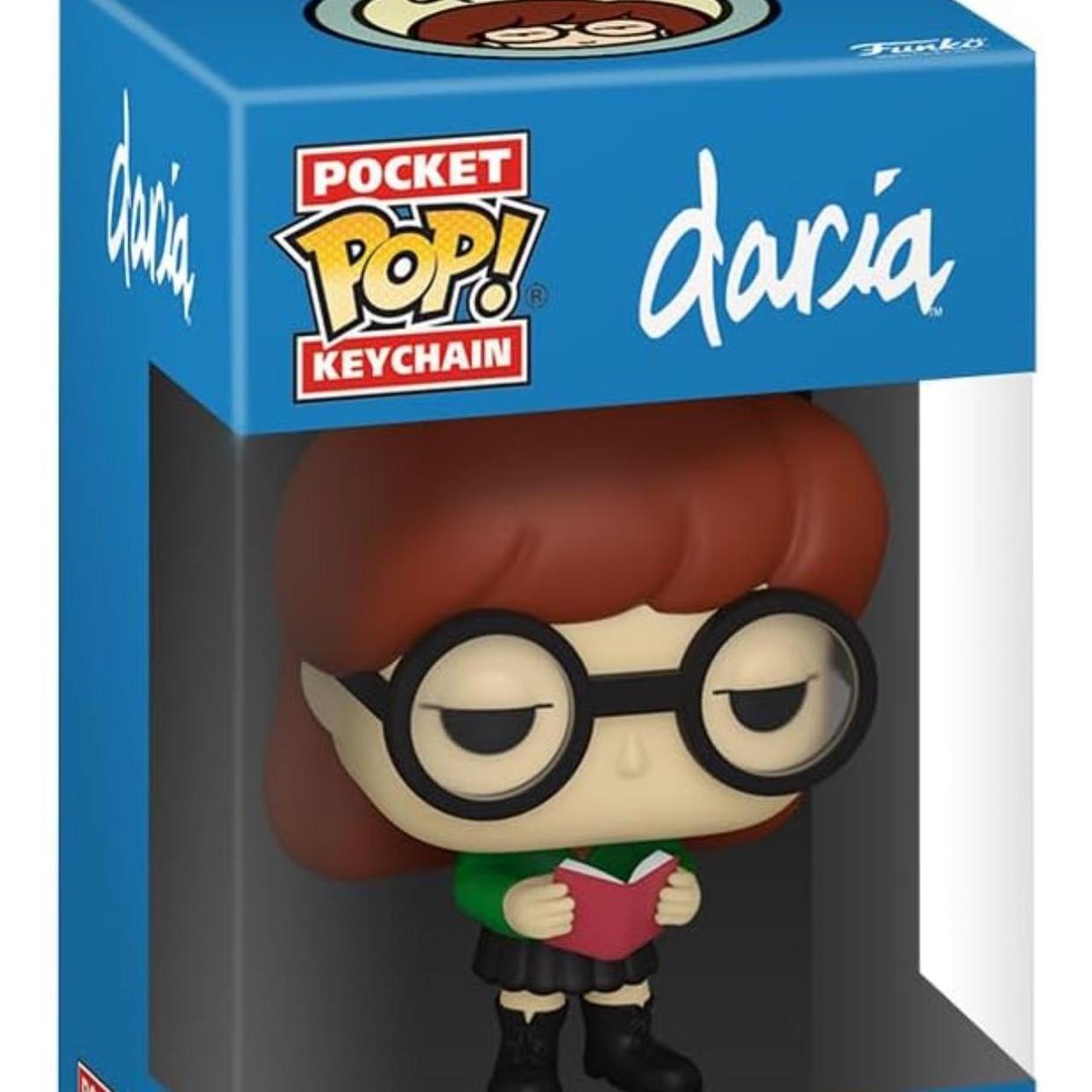 Daria Funko Pop keychain in white and red ***NO... | Depop