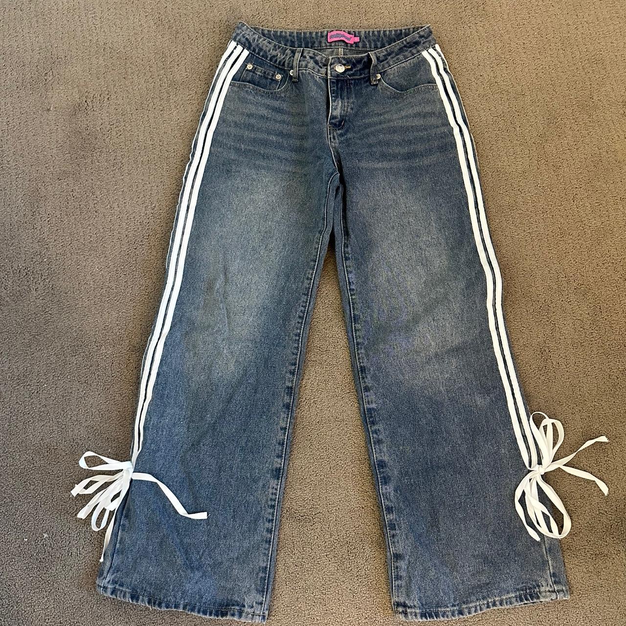 edikted jeans brand new worn once | Depop