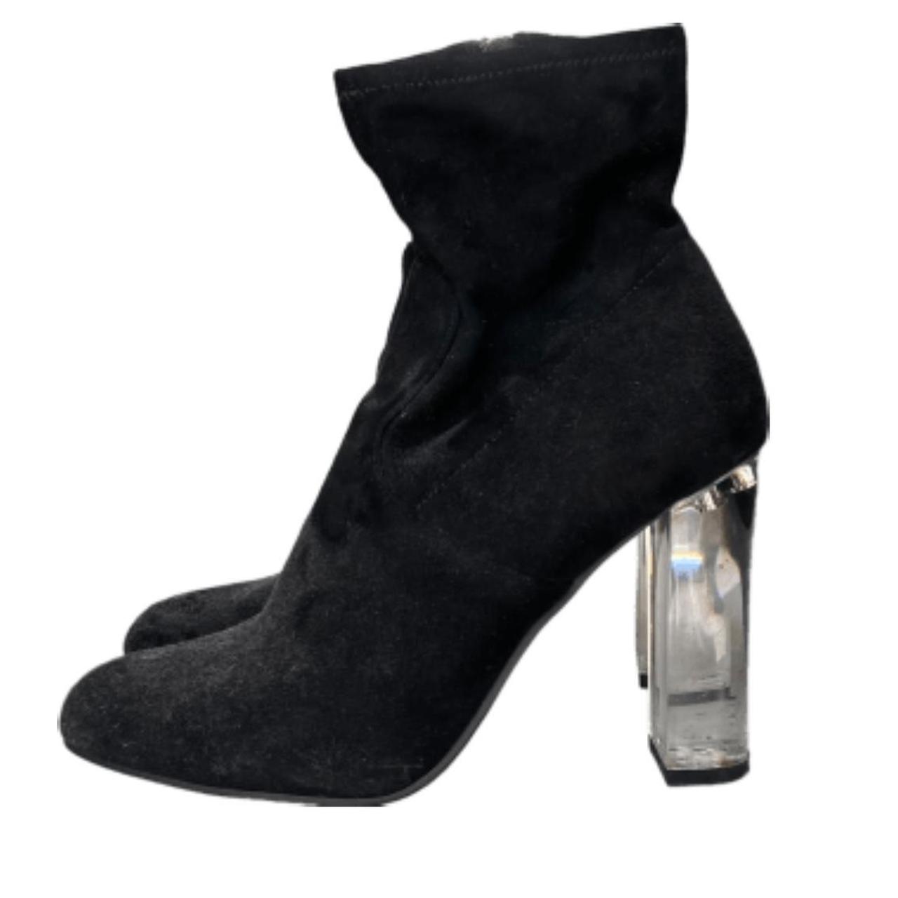 Steve Madden, size 8, suede, black ankle boots,... - Depop